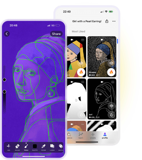 Sketchar Collabs — Draw Together & Launch Art Challenges
